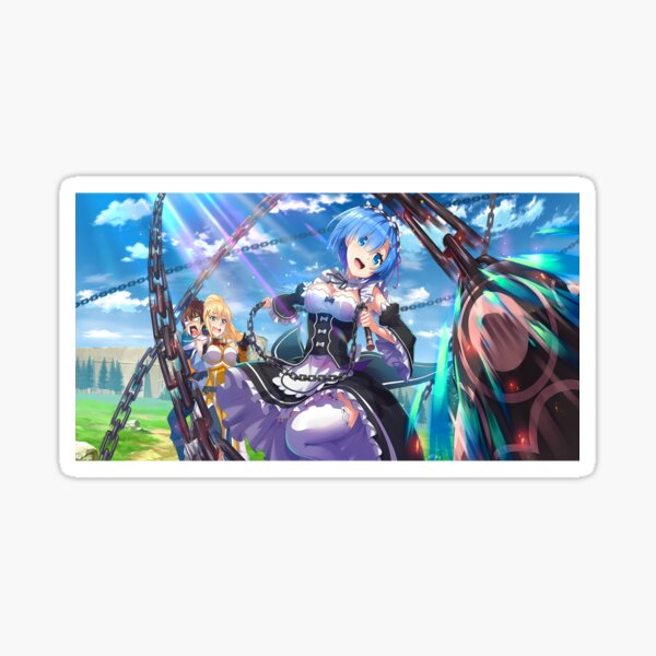 "[KonoSuba / Re:Zero] Rem" Sticker for Sale by GachaCorp | Redbubble