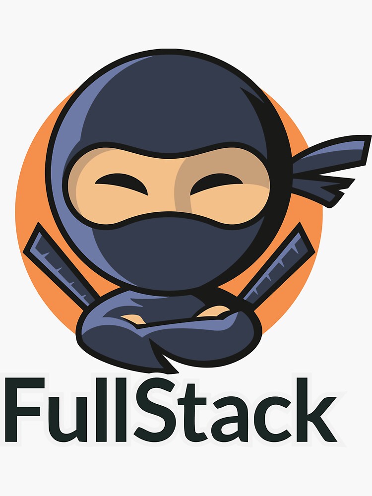 "Full Stack developer" Sticker for Sale by digijob | Redbubble