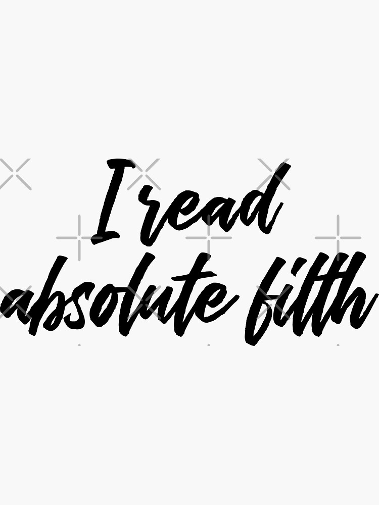 "Filth" Sticker for Sale by Zaiser92 | Redbubble