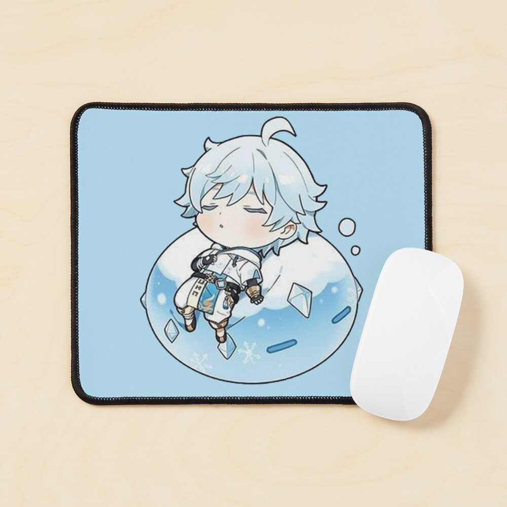 "Chongyun's Sweet Dream and Cryo Slime" Sticker by NathanDoodles ...