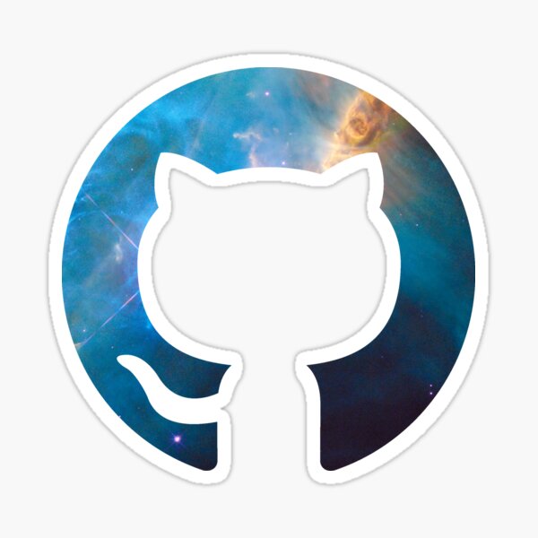 "github git universe sticker" Sticker for Sale by developerfriday ...