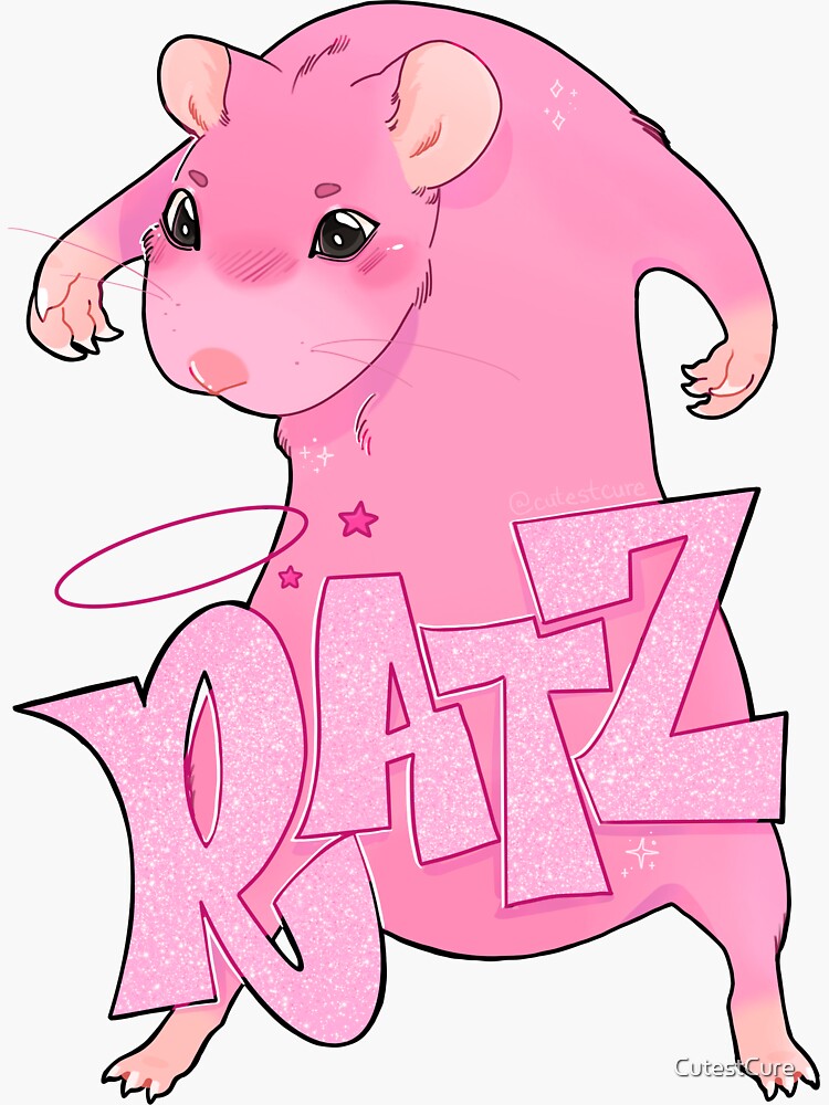 "ratz" Sticker for Sale by CutestCure | Redbubble