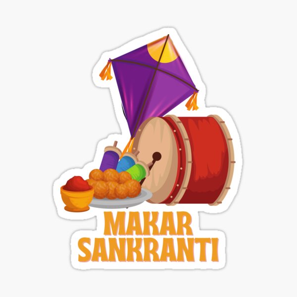 "makar sankranti" Sticker for Sale by Itsforyou1 | Redbubble