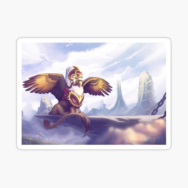 "Aviary Guardian" Sticker for Sale by GaldersArt | Redbubble