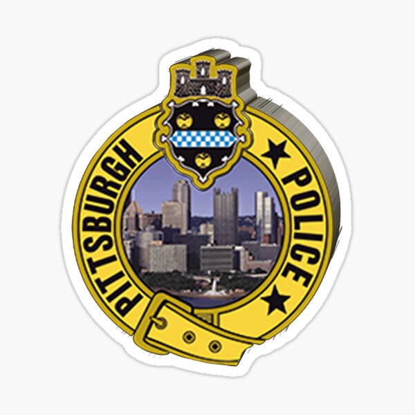 "Pittsburgh Police" Sticker for Sale by lawrencebaird | Redbubble