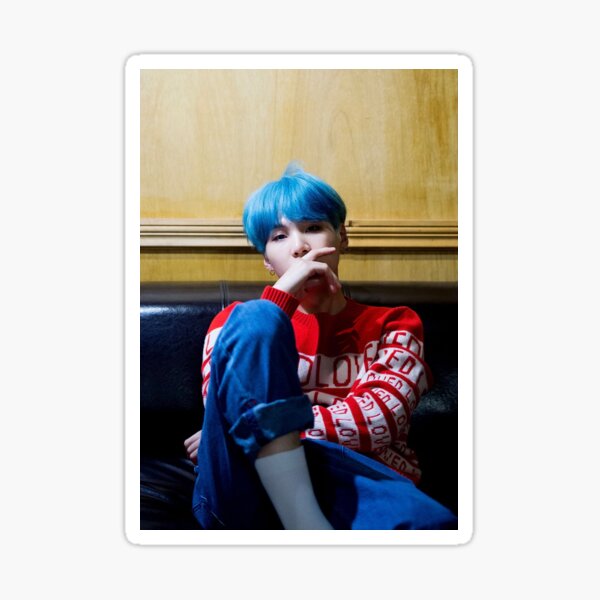 "BTS Suga" Sticker for Sale by lavalogan | Redbubble