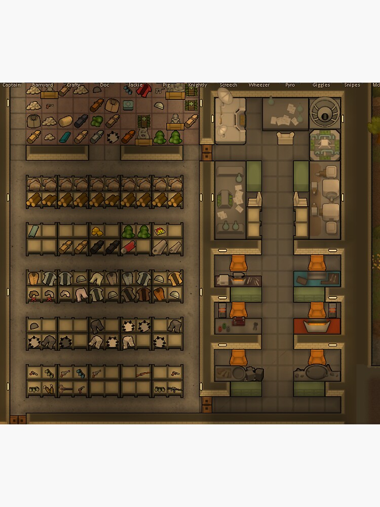 "Rimworld Storage" Sticker for Sale by Imizel | Redbubble