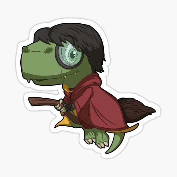 "Dino Seeker" Sticker for Sale by DinoTropolis | Redbubble