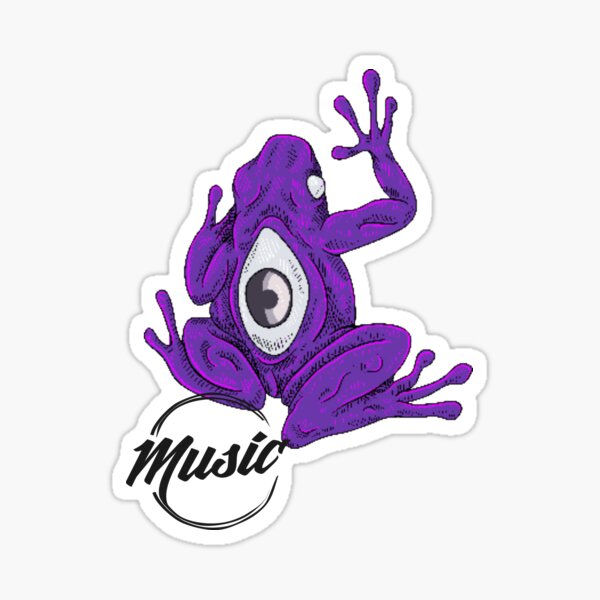 "singing crazy frog" Sticker for Sale by AVTER2020 | Redbubble