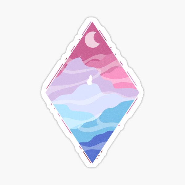 "Subtle Bigender Pride Flag" Sticker for Sale by AcePopDesigns | Redbubble