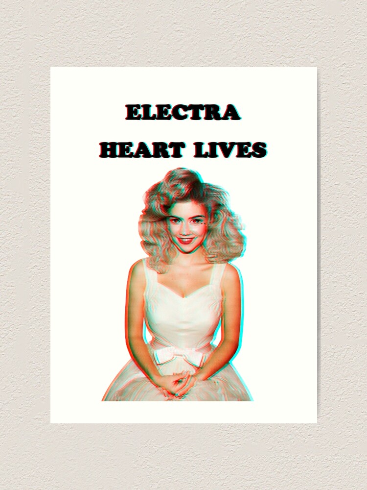 "Electra Heart is alive" Art Print by lonnishirts | Redbubble