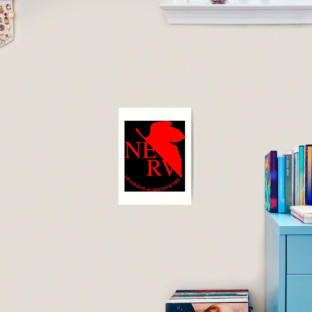 "NERV Logo" Art Print for Sale by Fireseed-Josh | Redbubble