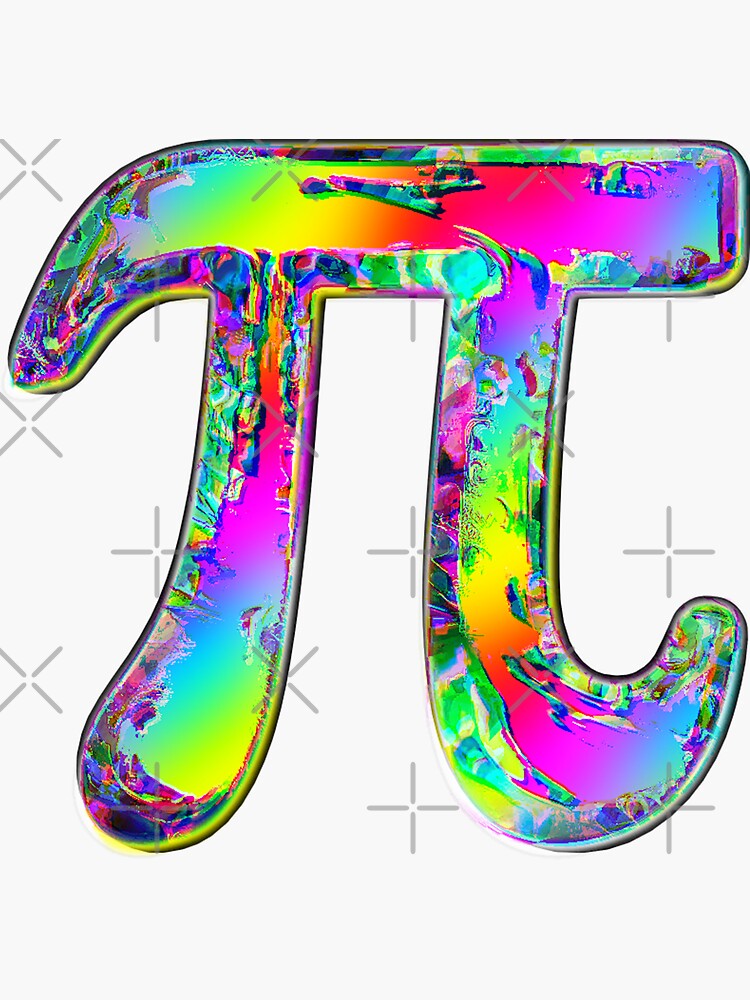 "Pi" Sticker for Sale by AintJames | Redbubble