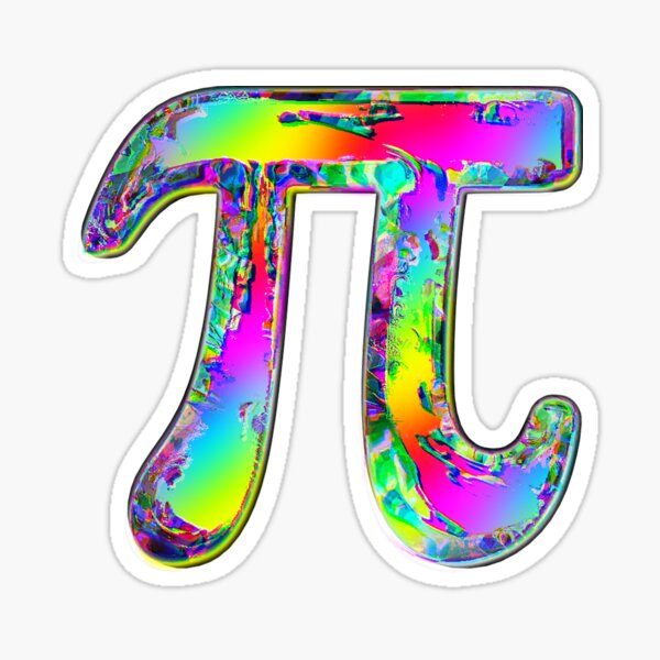 "Pi" Sticker for Sale by AintJames | Redbubble