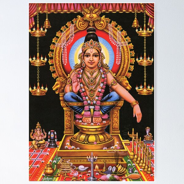 "Lord Ayyappan" Poster for Sale by Onodera | Redbubble
