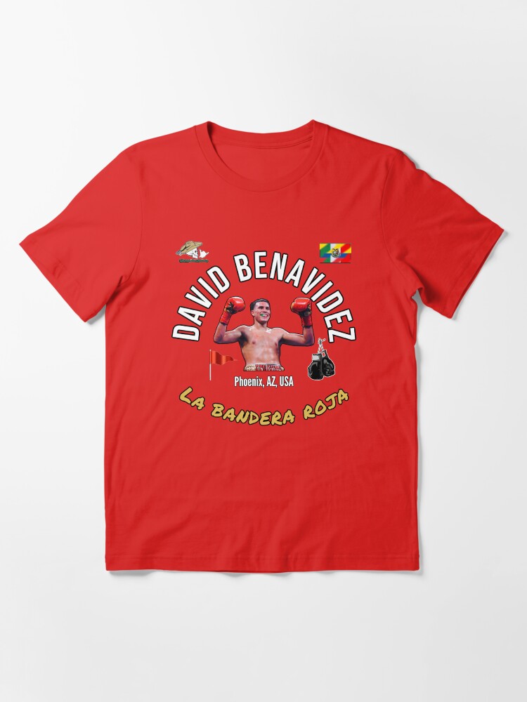 "Origins: David Benavidez El Bandera Roja " T-shirt for Sale by ...