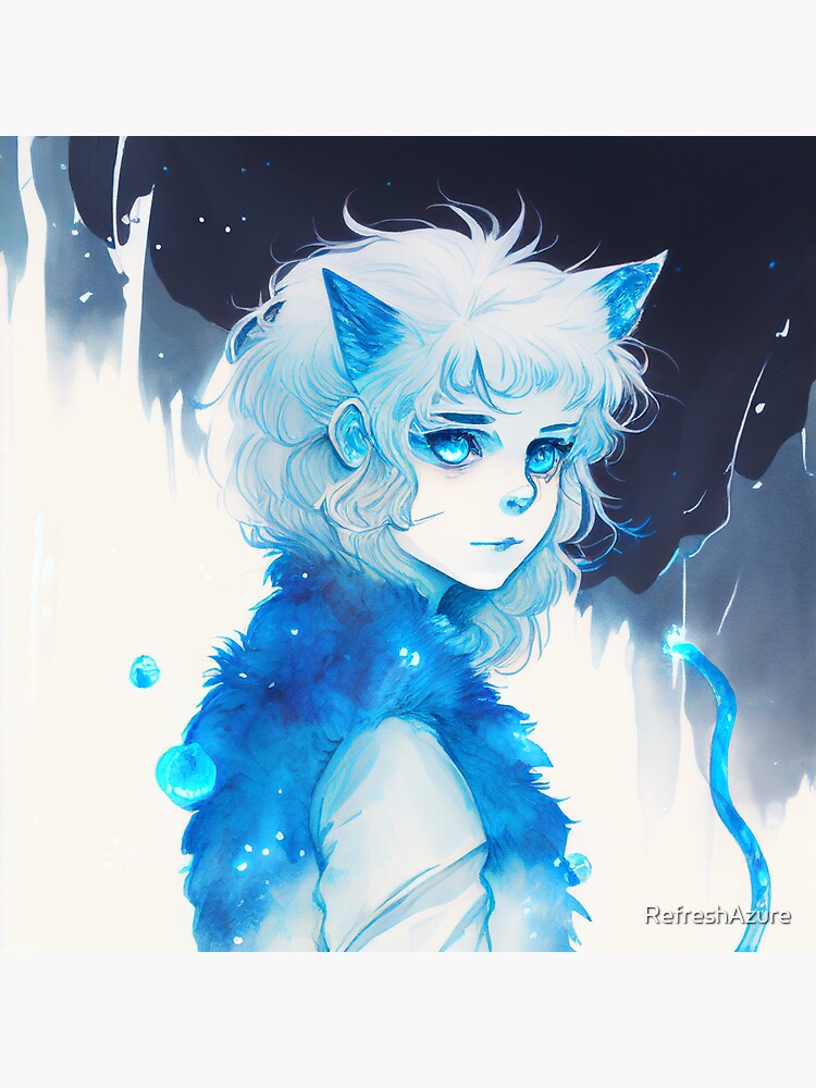 "Azure Glacial" Sticker for Sale by RefreshAzure | Redbubble