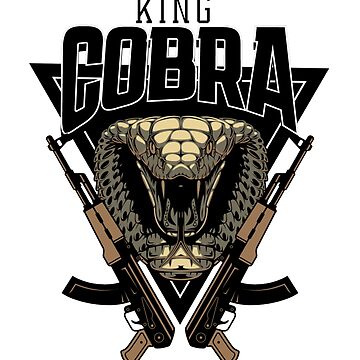 "king cobra with ak" Sticker for Sale by getmorees shop | Redbubble