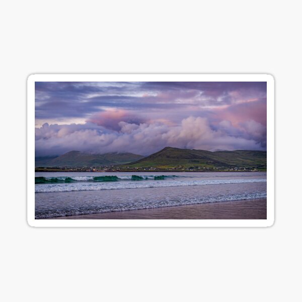 "Sunset, Atlantic Ocean, mountains, beaches and beautiful cloudy skies ...