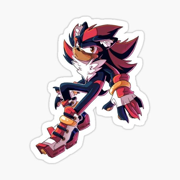 "Shadow the hedgehog " Sticker for Sale by NeaBean05 | Redbubble