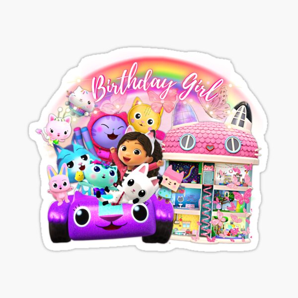 "Gabby DollHouse" Sticker for Sale by GodoDesign | Redbubble