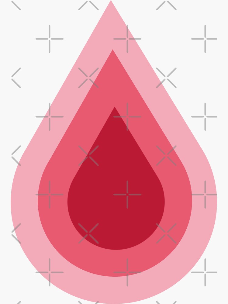 "Red Tear" Sticker for Sale by musicora | Redbubble