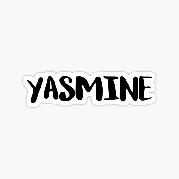"Yasmine" Sticker by FTML | Redbubble
