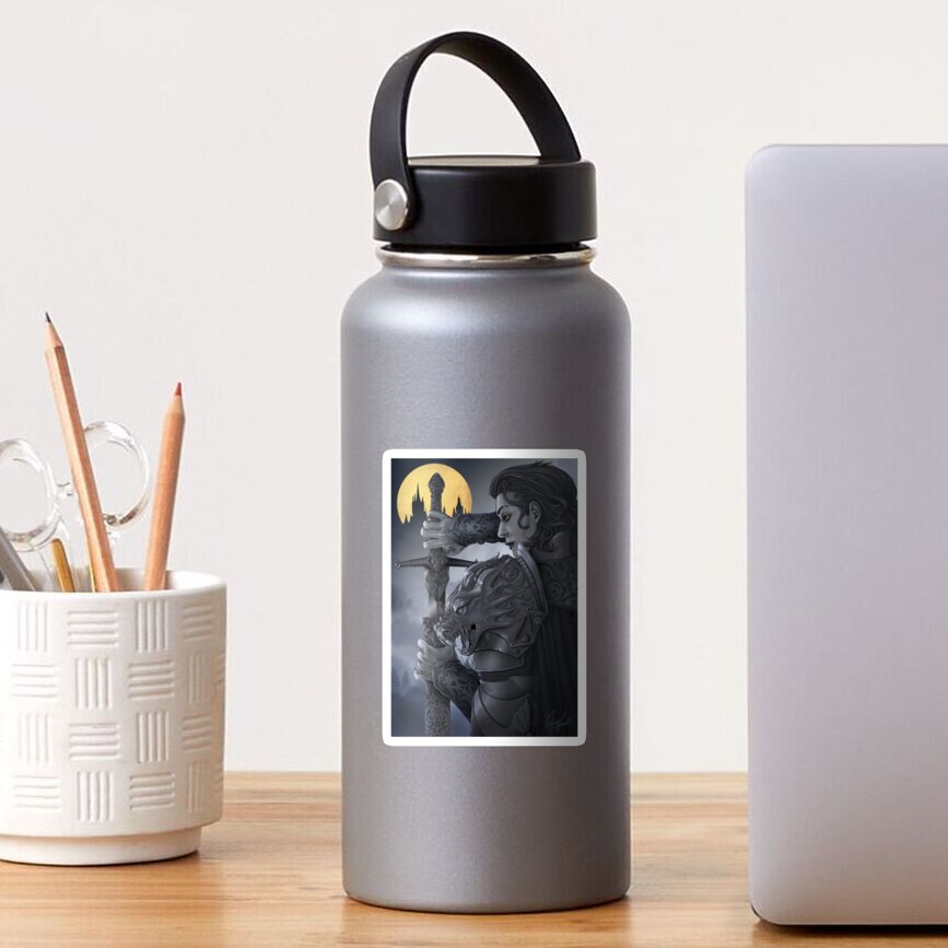 "Dragon Knight Dimitrescu" Sticker for Sale by Classyfruit | Redbubble