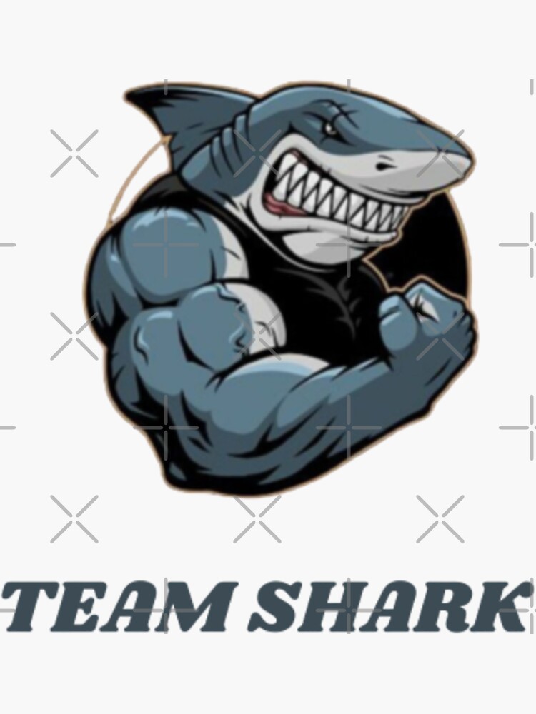 "team shark" Sticker for Sale by mahass | Redbubble