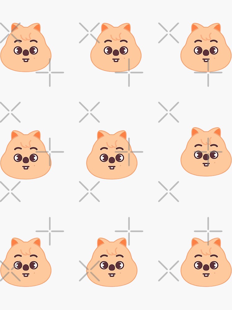 "SKZOO Han Quokka " Sticker for Sale by Monahh98 | Redbubble