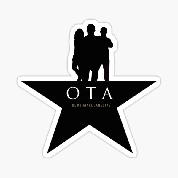 "OTA on a star" Sticker by arrowashamilton | Redbubble