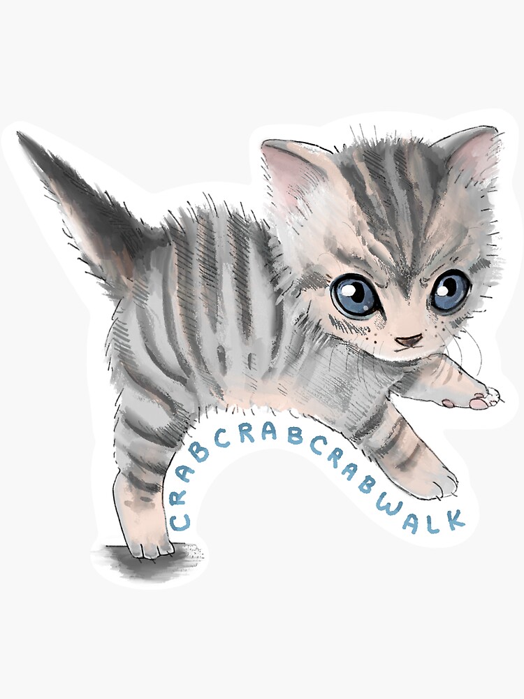 "Hurricane Pooty Crabwalk " Sticker for Sale by tcjfosters | Redbubble