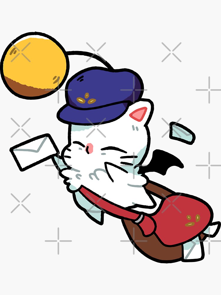 "FF Delivery Moogle - Final Fantasy" Sticker for Sale by genshinimpact9 ...