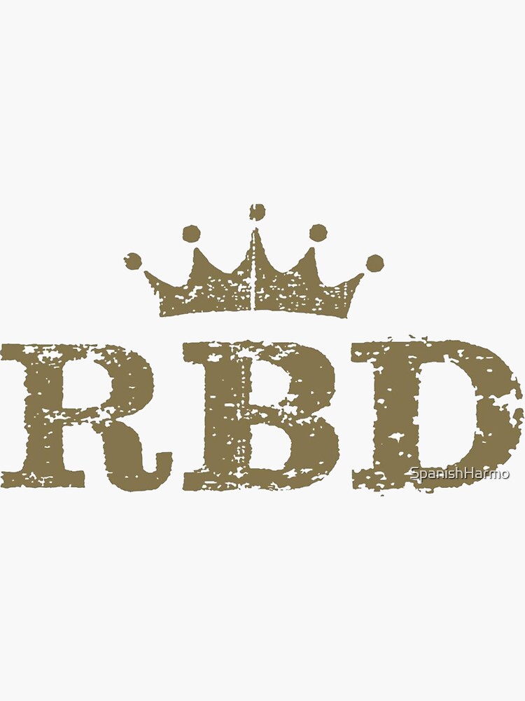 "RBD Gold Crown Logo" Sticker for Sale by SpanishHarmo | Redbubble