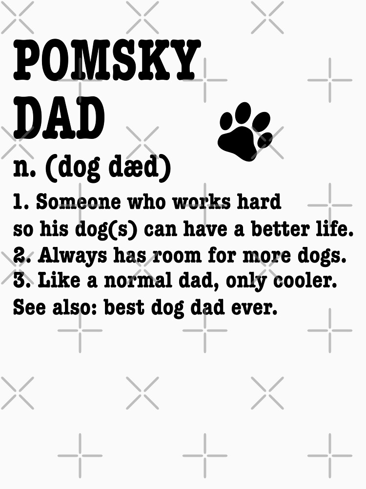 "Pomsky shirt, Pomsky Dad Fathers Day, World's Best Pomsky Dad" T-shirt ...