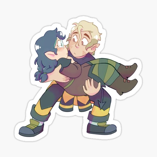 "Huntlow - Bridal Carry" Sticker for Sale by Turquoise-Space | Redbubble