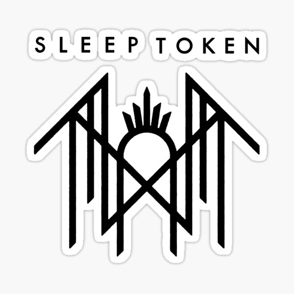 "SLEEP TOKEN Logo + Symbol Black" Sticker for Sale by TNKART | Redbubble