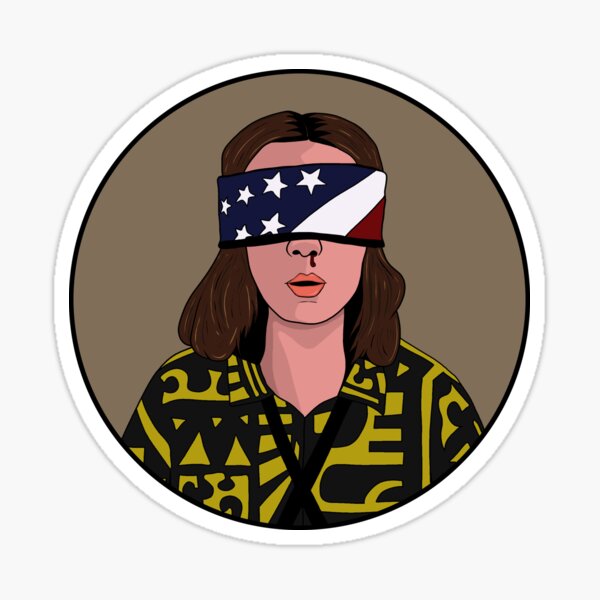 "Eleven - Stranger Things" Sticker for Sale by ValentinaHramov | Redbubble