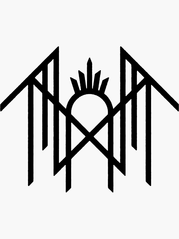 "SLEEP TOKEN Symbol Black" Sticker for Sale by TNKART | Redbubble