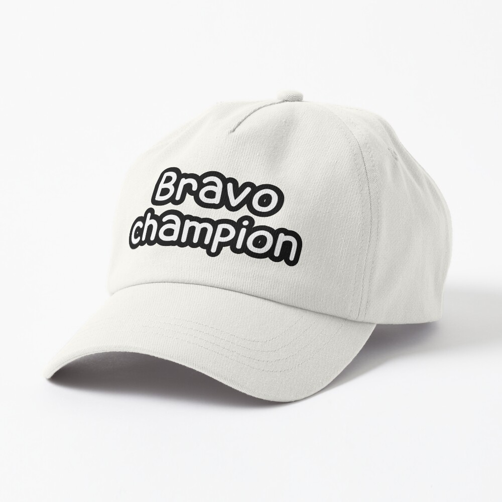 "Bravo Champion" Sticker for Sale by SarcasticWords | Redbubble