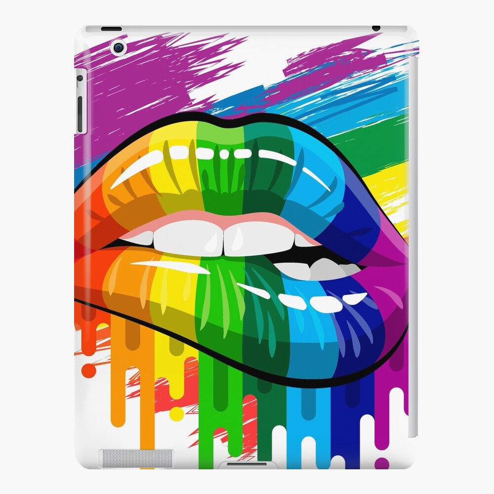 Proud Rainbow Lips Pride Ipad Case And Skin For Sale By Bestdesign4u