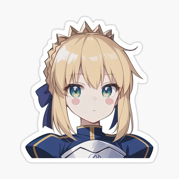 "Saber (Artoria Pendragon) - Fate Series" Sticker for Sale by ...