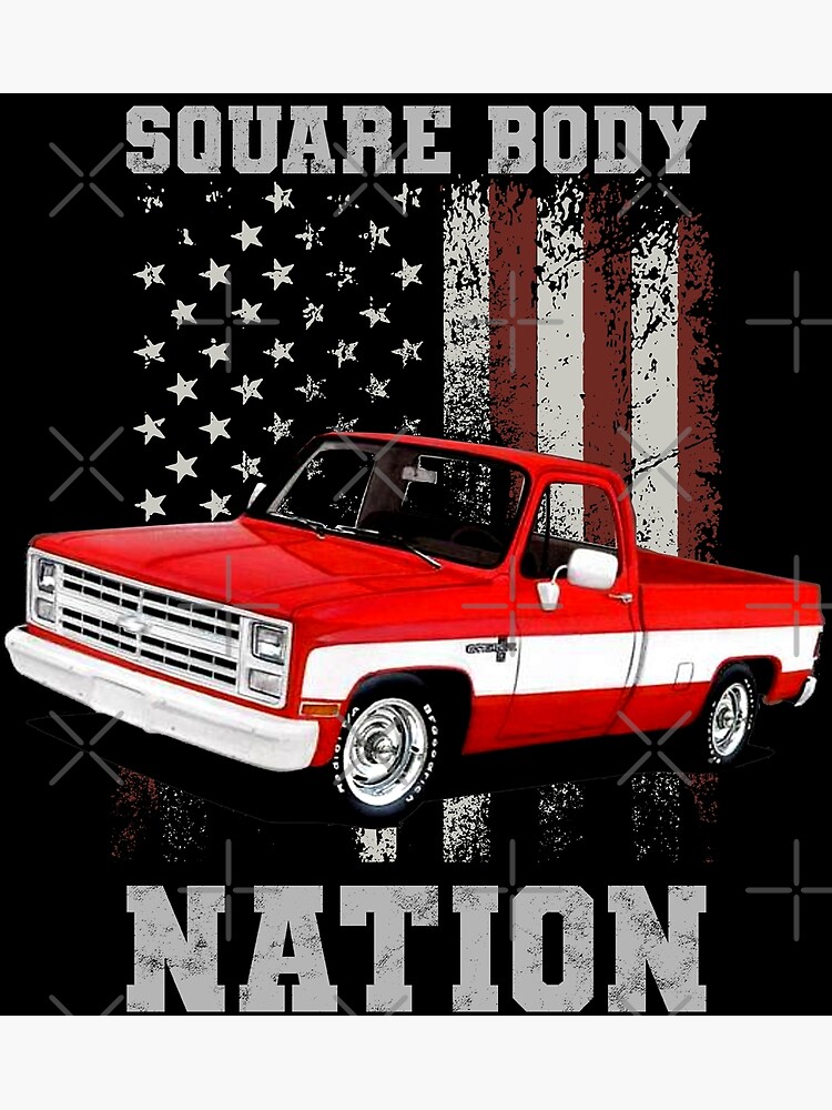 Chevy Silverado C10 K10 C30 Square Body Pickup Truck Premium Matte ...