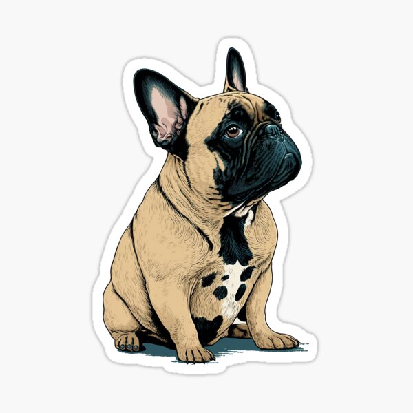 "Super cute frenchy " Sticker for Sale by CardMeCrazy | Redbubble