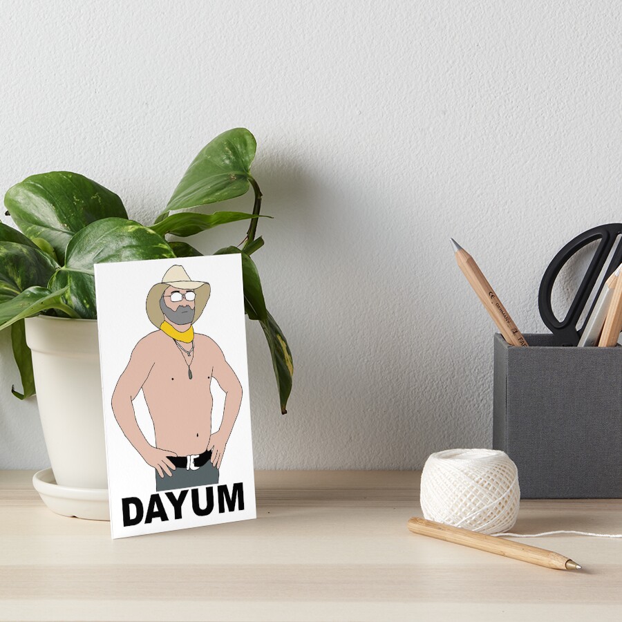 "CBS Survivor China Chicken Morris- DAYUM" Art Board Print by ...