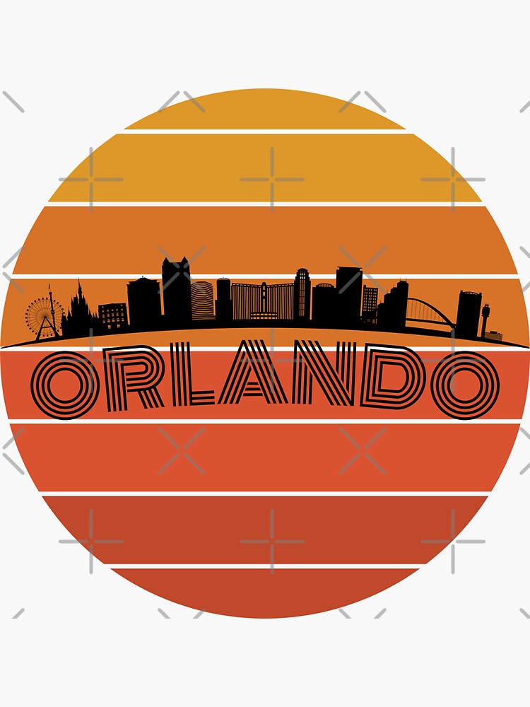 "Orlando!" Sticker for Sale by ONELOVEDESIGNS0 | Redbubble