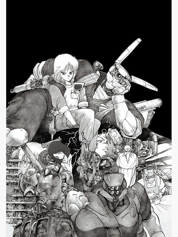 "Appleseed - Briareos & Deunan #4" Poster for Sale by slowrotation ...