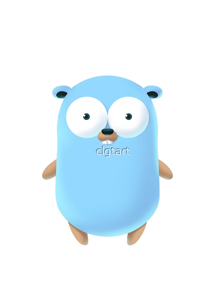 "Golang Gopher " Poster by clgtart | Redbubble