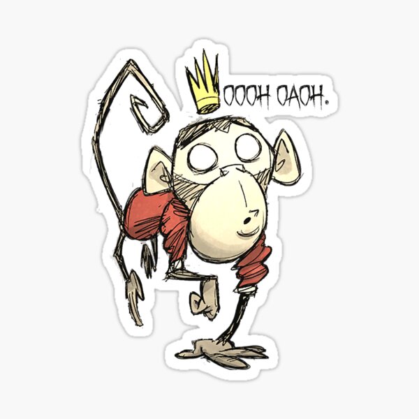 "Wilbur - Don't Starve" Sticker by AtomiC- | Redbubble