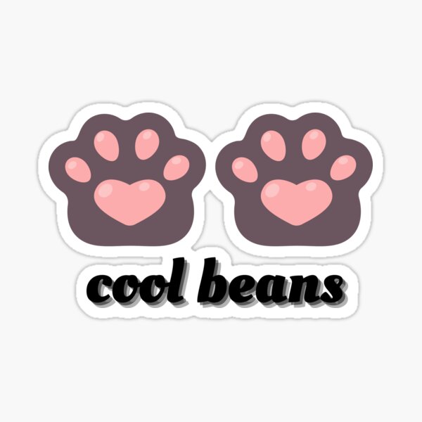 "Cool Beans" Sticker for Sale by Ami-Ami | Redbubble